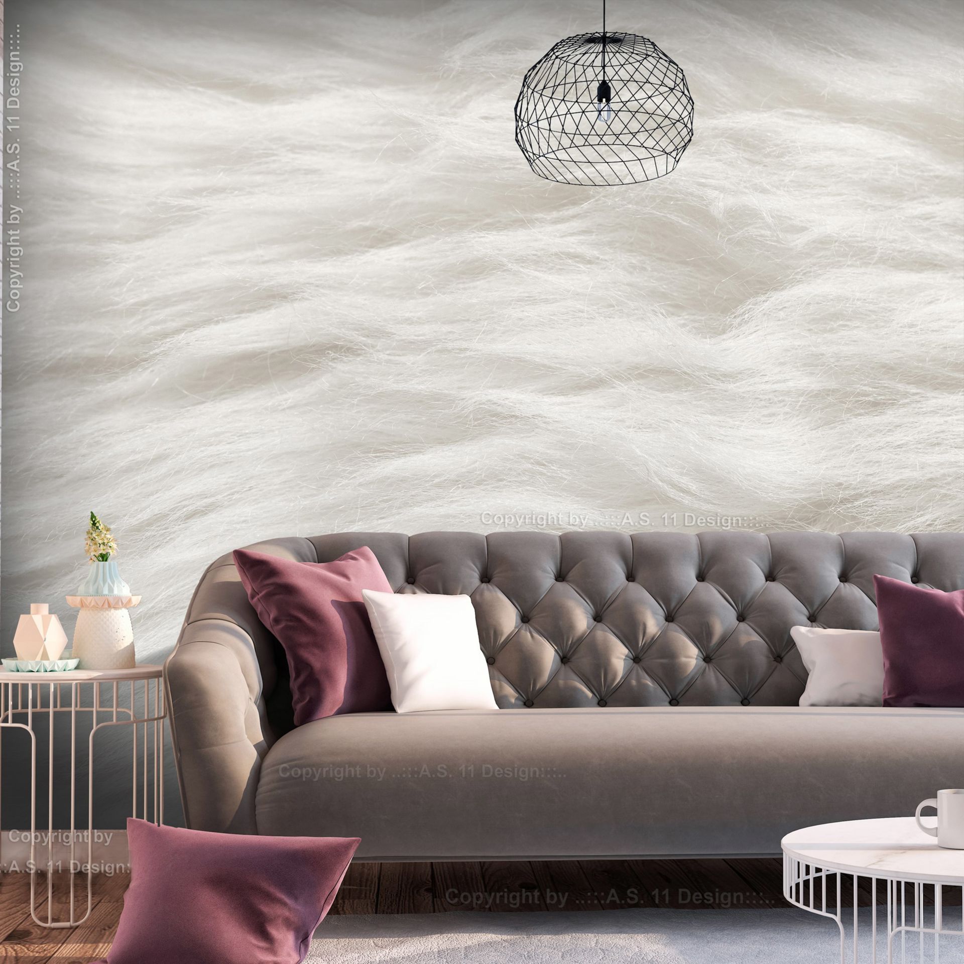 Buy modern wallpaper 'Natural Delicacy - First Variant' | KUNSTLOFT