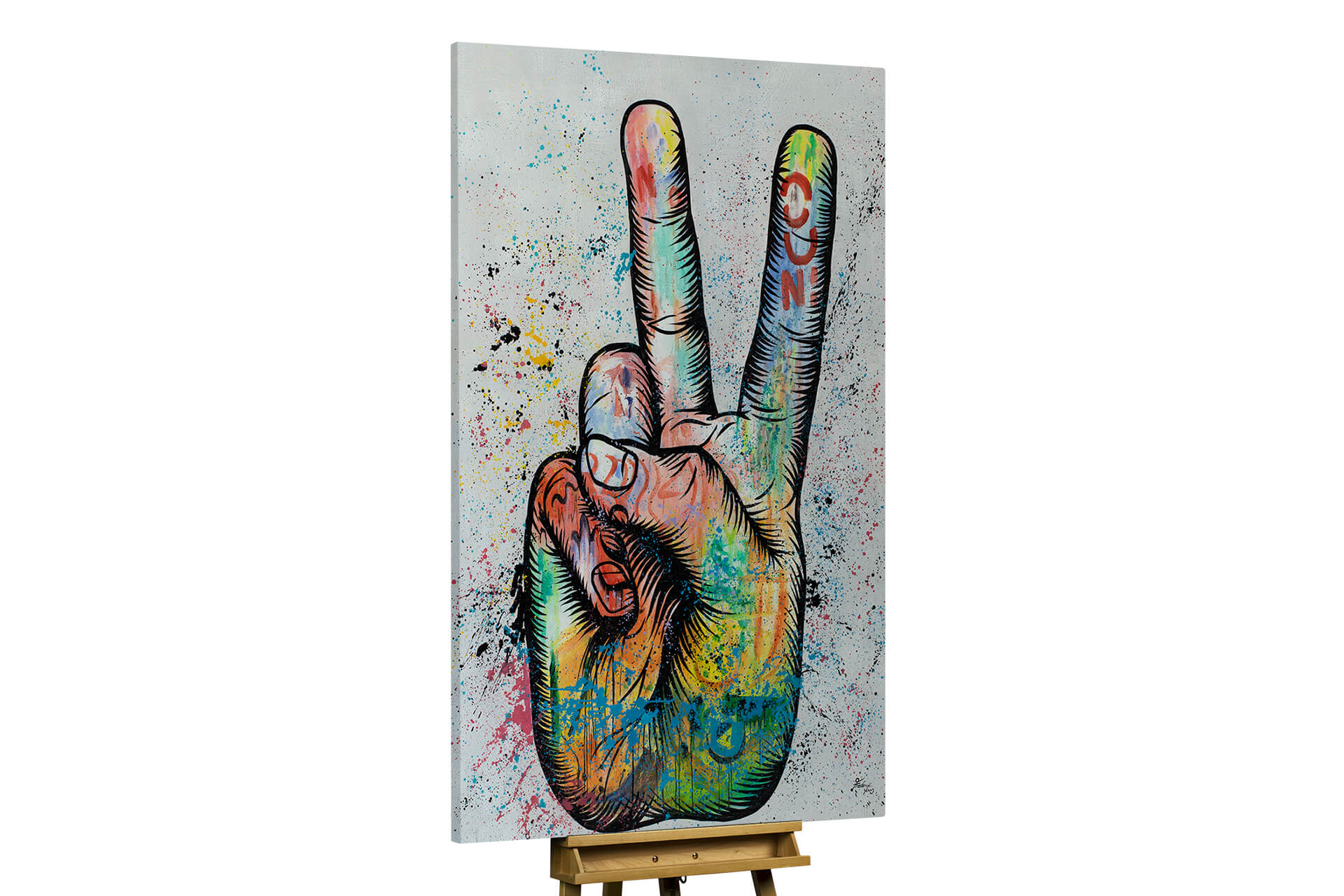 Order oil painting 'Colours of Peace' | KunstLoft