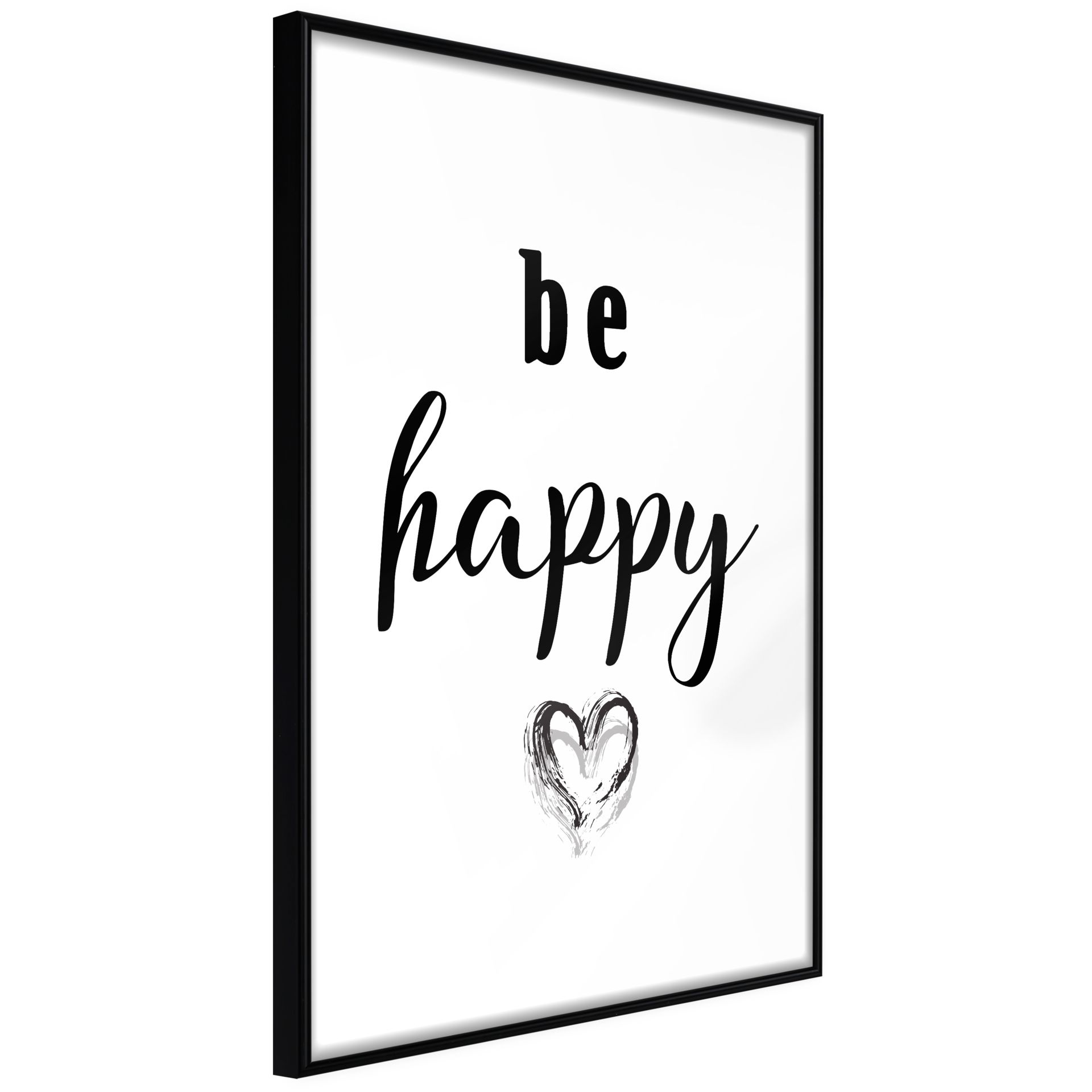 Poster 'Be Happy' bestellen | KunstLoft