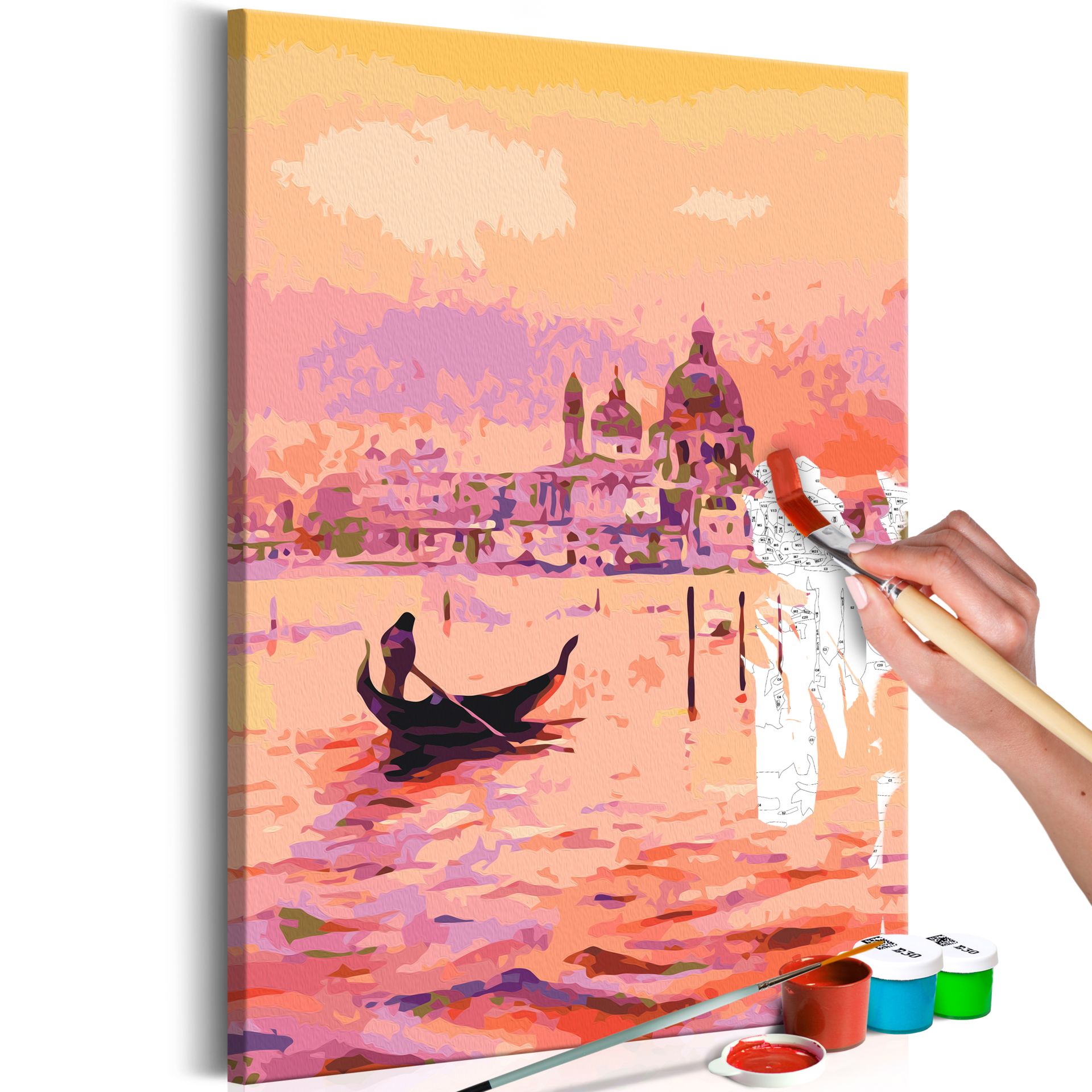 Encomende Pintura Por N meros Gondola In Venice KunstLoft Encomende Pintura Por N meros Gondola In Venice KunstLoft