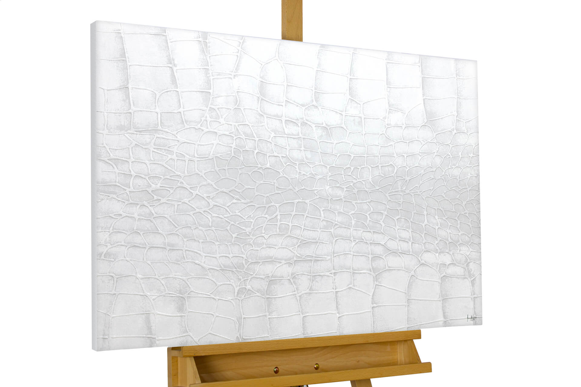 Search acrylic painting 'White Snake' | KUNSTLOFT