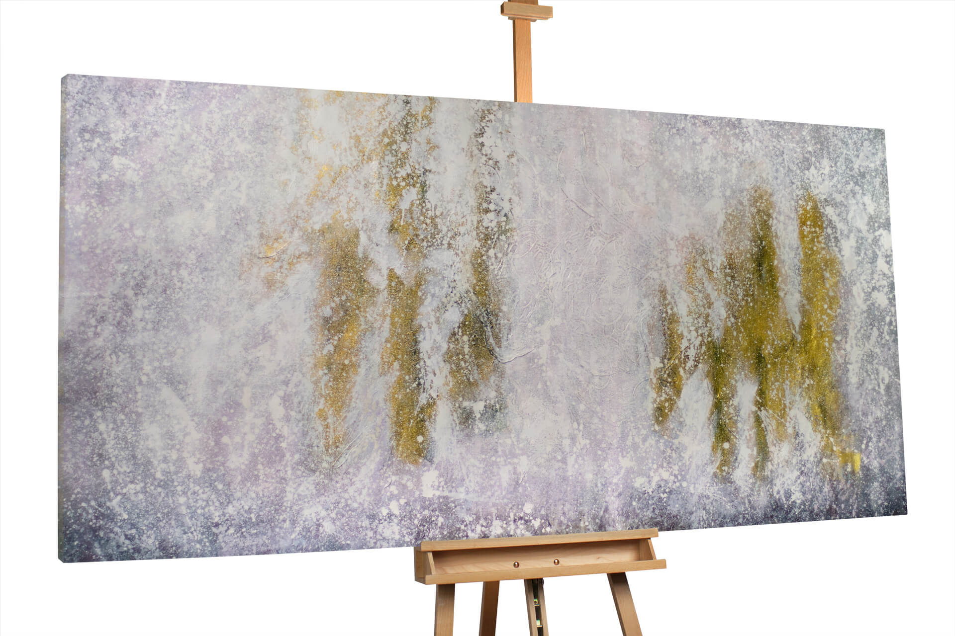 XXL oil painting abstract shimmer | KUNSTLOFT