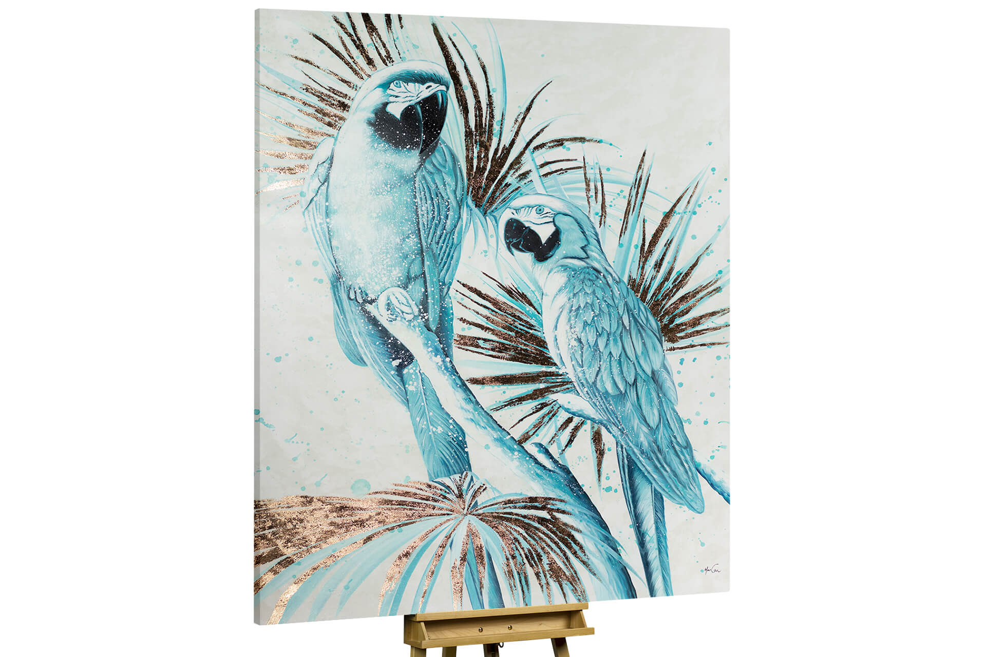 Pedir cuadro al óleo 'Parrot Miracle' | KunstLoft