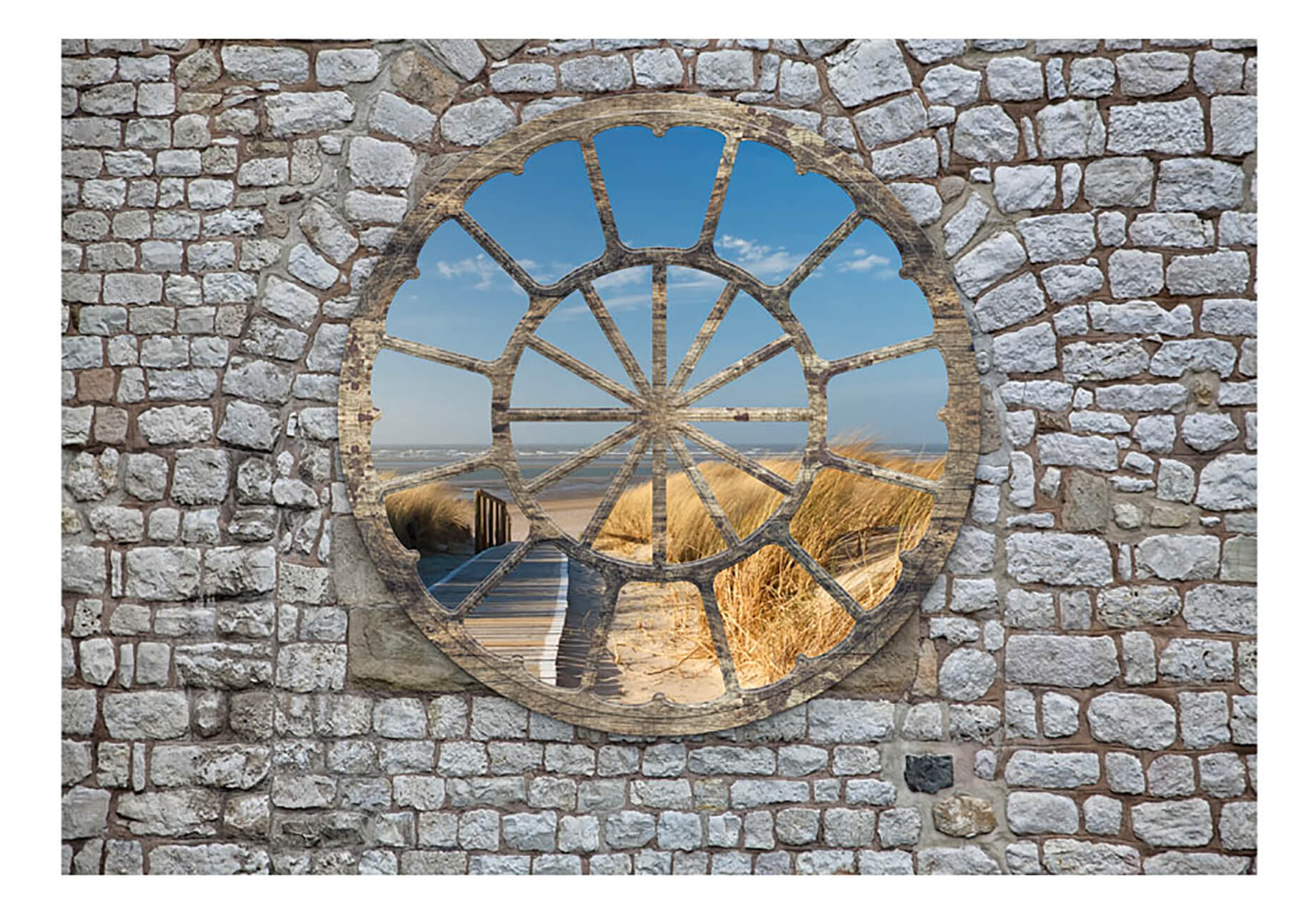 Självhäftande tapet 'Glimpse of the Sea' köpa | KunstLoft