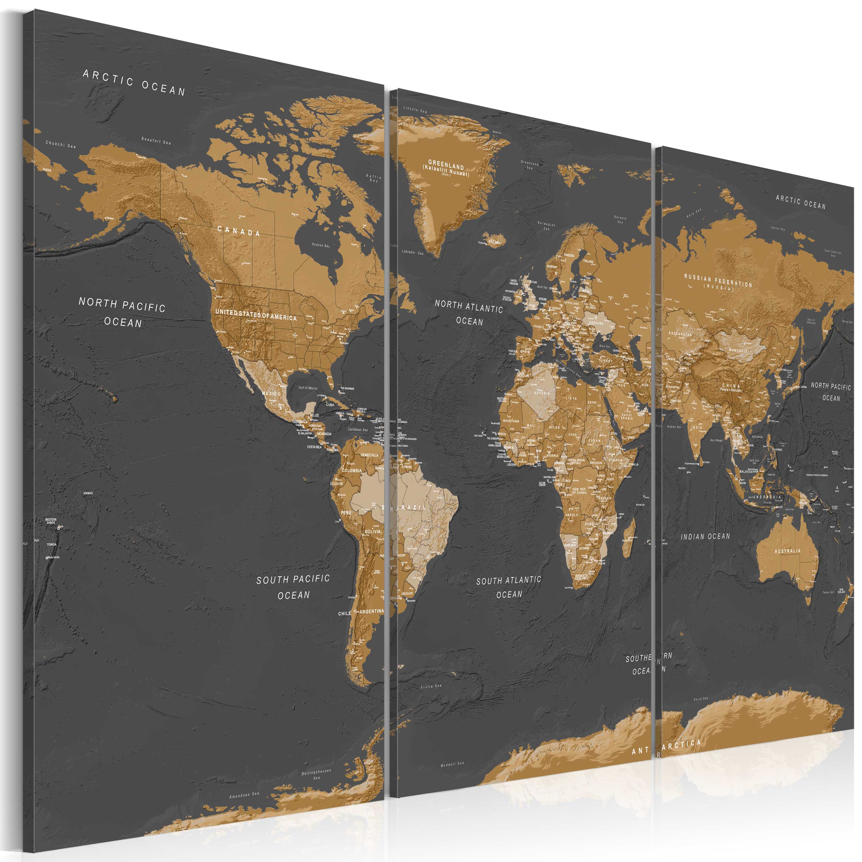 Order art print 'World Map: Modern Aesthetics' | KunstLoft