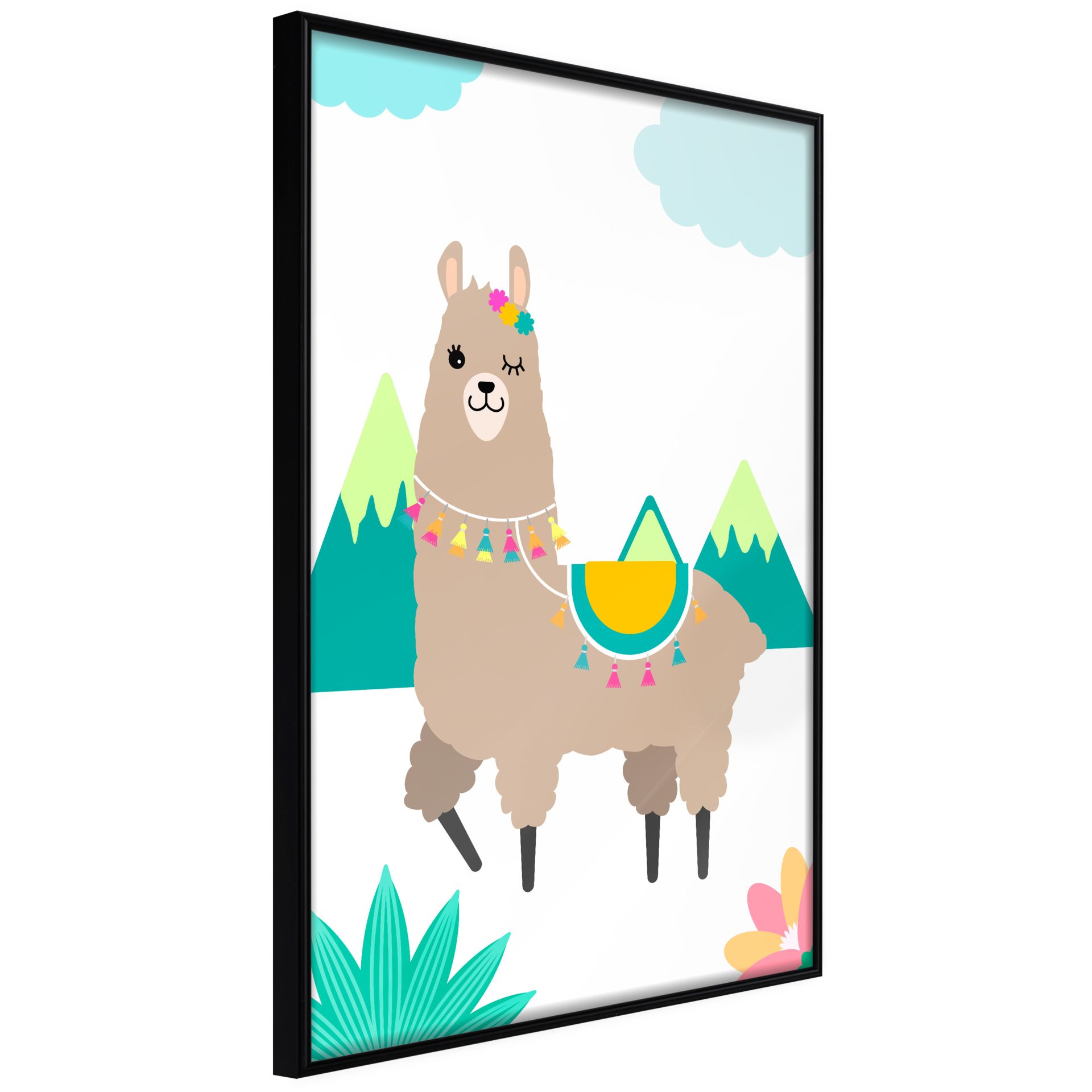 Comprar póster 'Unusual Lama' | KUNSTLOFT