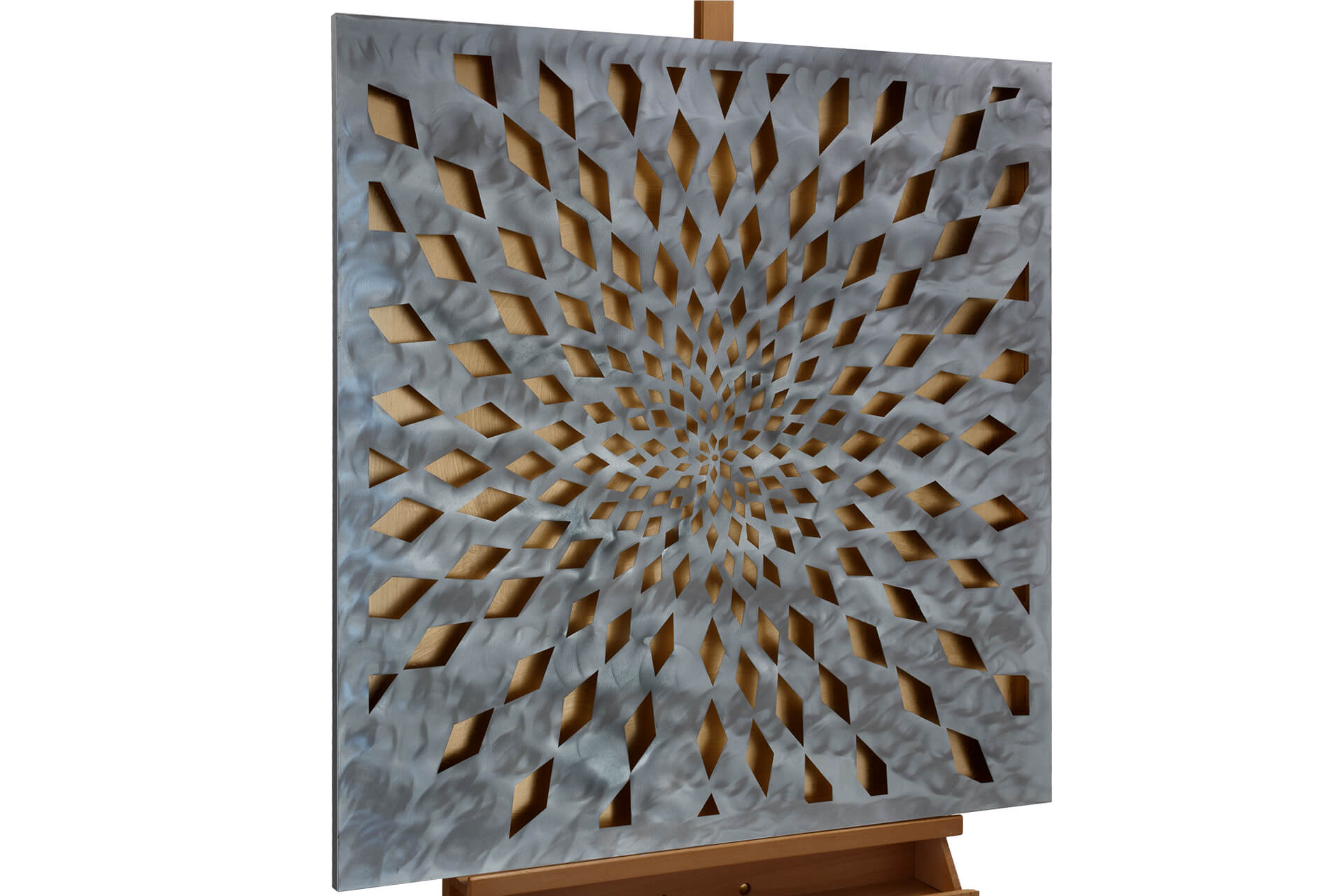 Order metal painting 'Shimmer Fascination' | KUNSTLOFT
