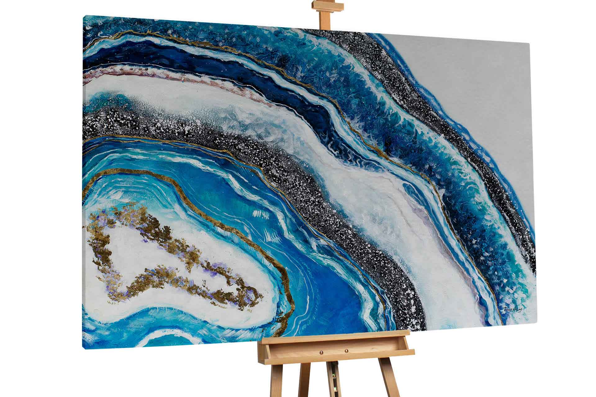 Acheter xxl tableau 'Ocean Geode' | KunstLoft