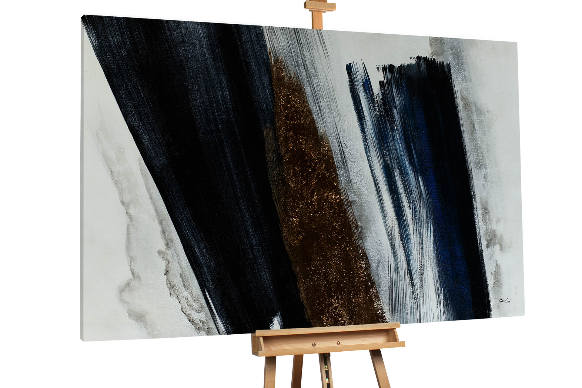 Buy oil painting 'Graphite Gradation' | KUNSTLOFT