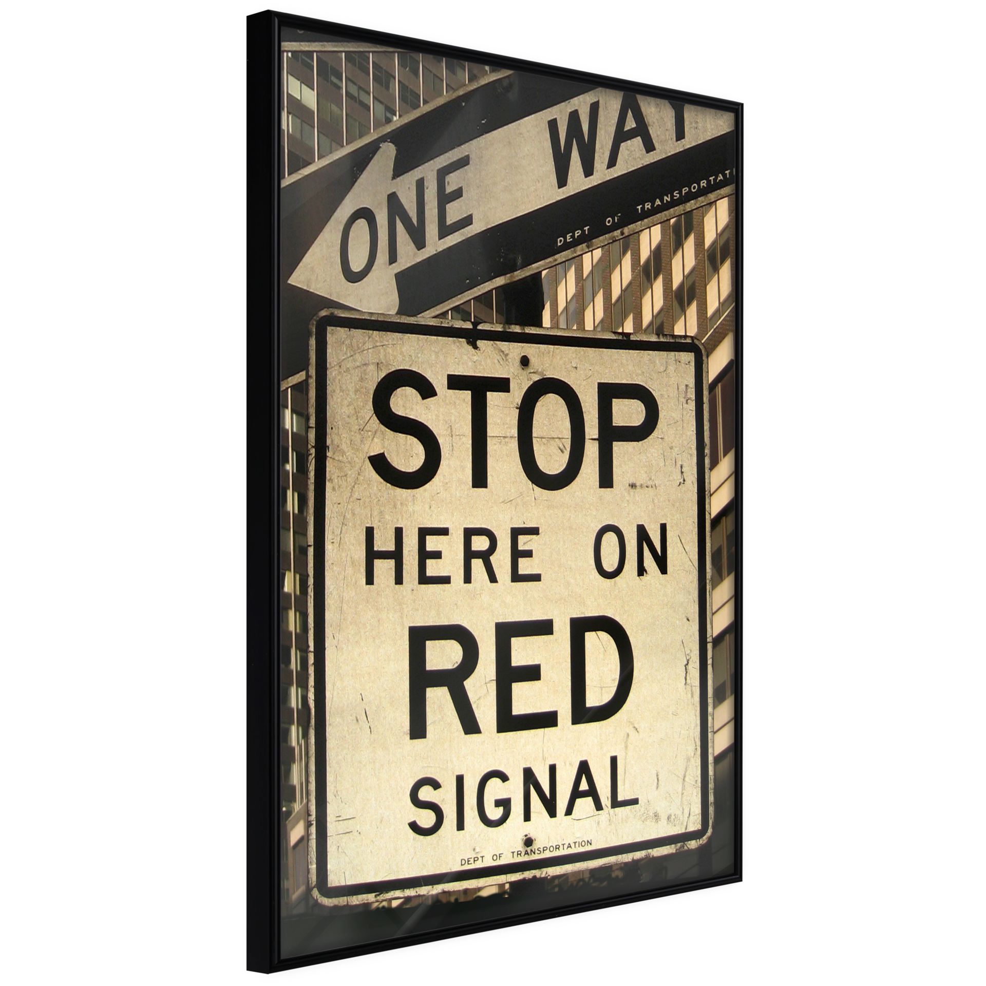 Buy poster 'Road Signs' | KUNSTLOFT