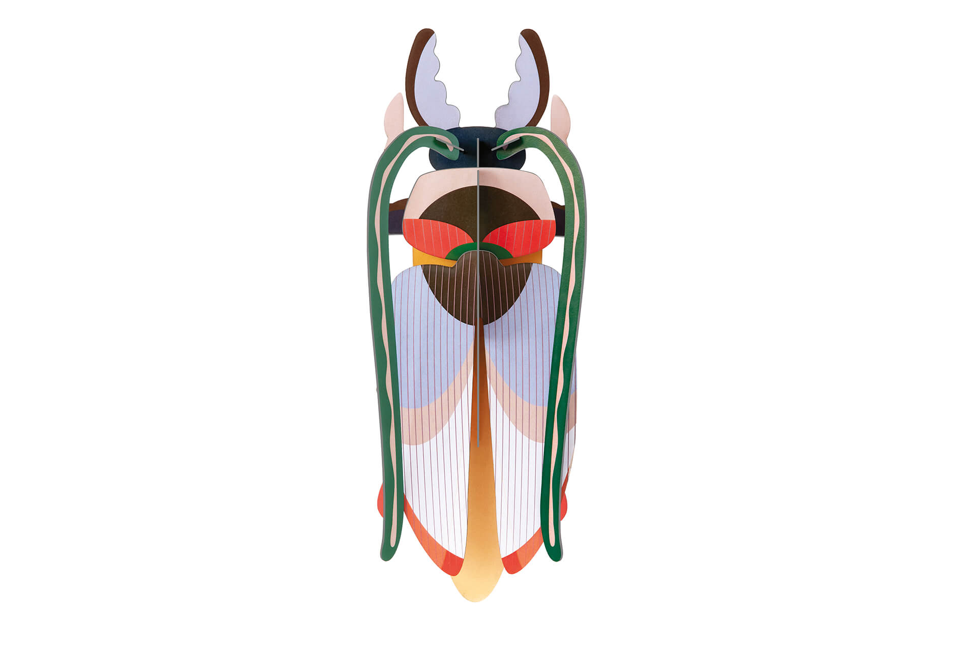 3D Wandobject van karton 'Cosmos beetle' bestellen | KunstLoft 3D Wandobject van karton 'Cosmos beetle' bestellen | KunstLoft