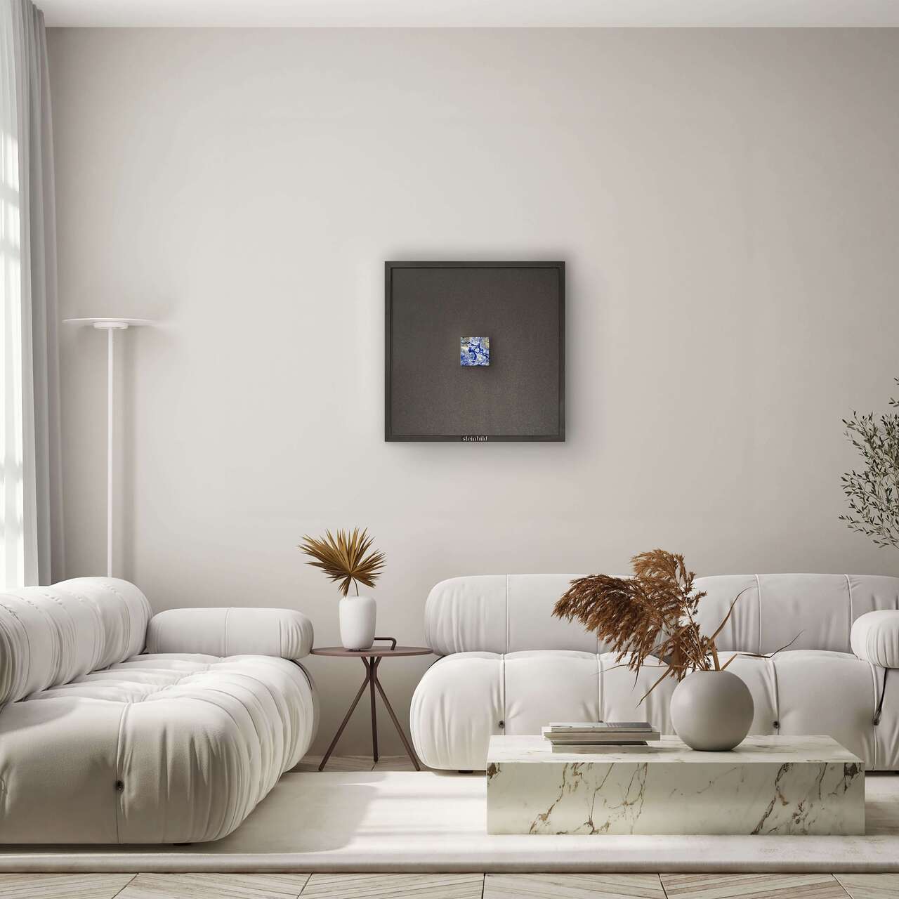 Commander Tableau Marbre Petit 'Soul Line Wisteria' | KUNSTLOFT