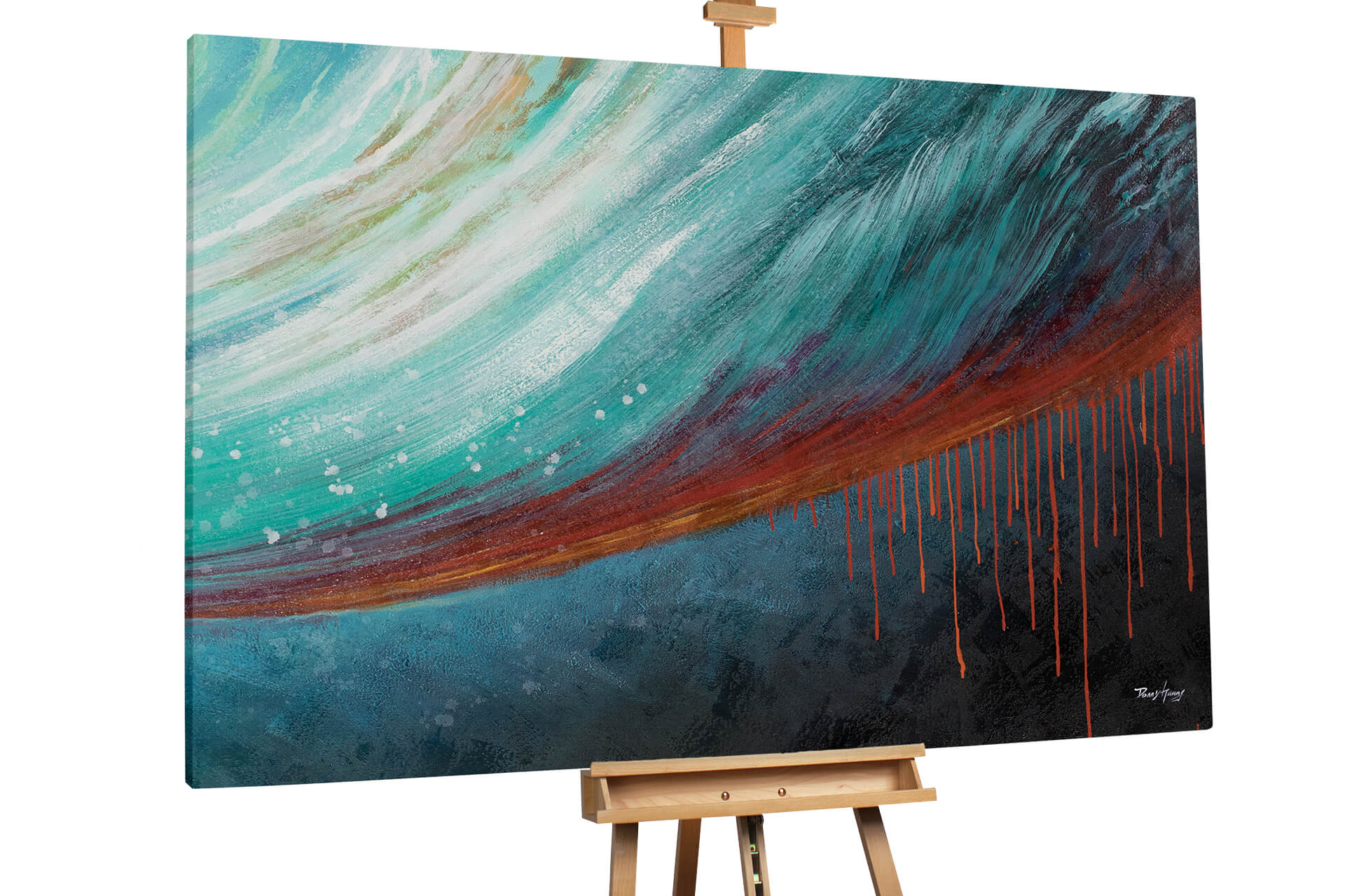 Dipinto a olio 'Painting Sea Surface' ordinare | KunstLoft