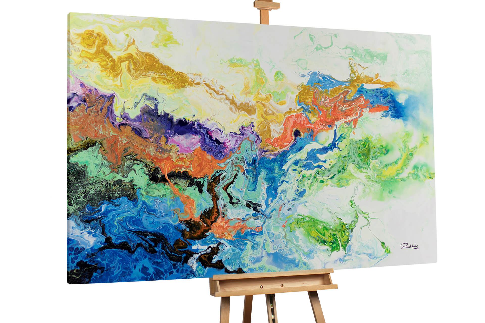 Buy XXL oil painting 'Melting Rock' | KUNSTLOFT