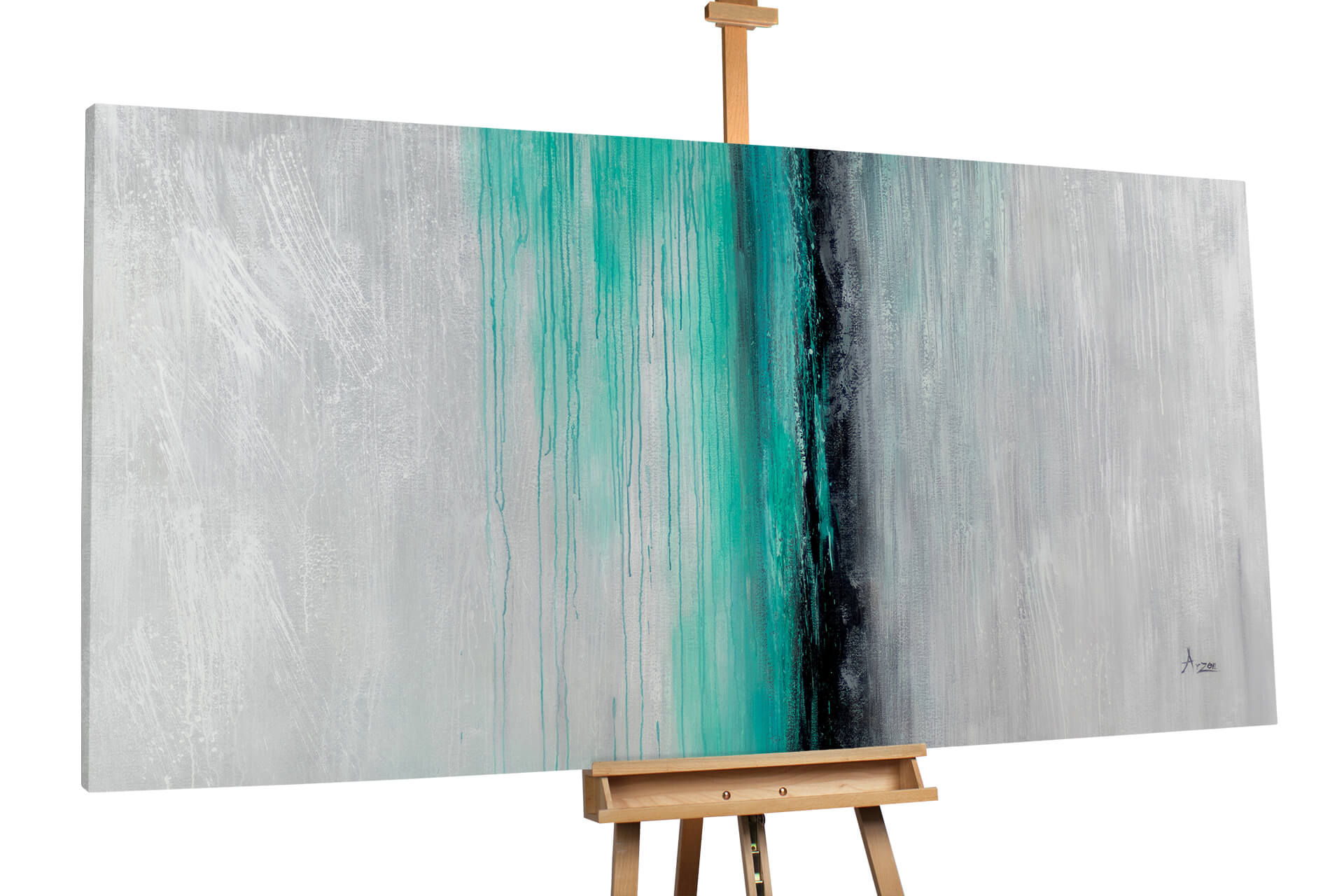 Buy oil painting 'Behind the Waterfall' | KUNSTLOFT