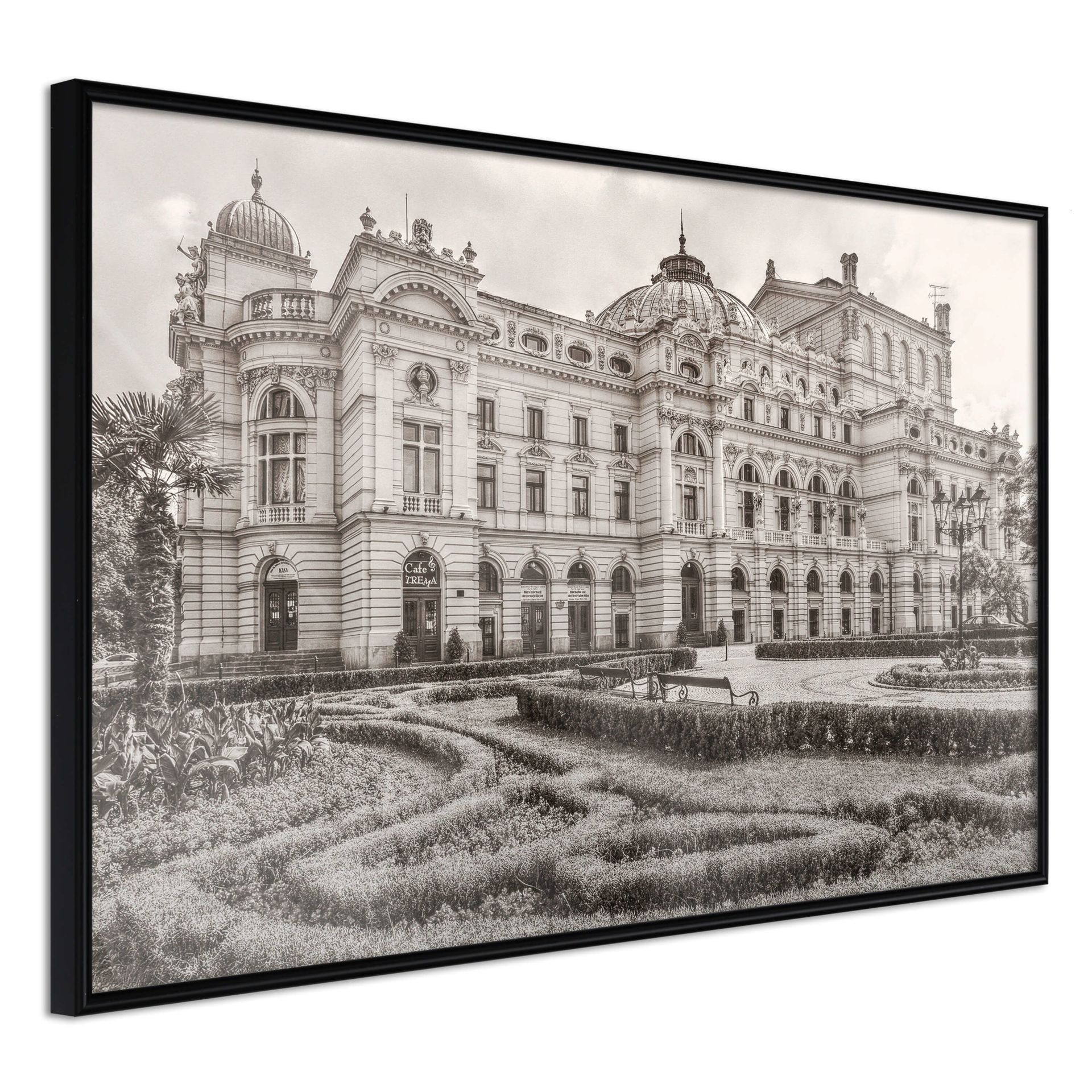 Poster 'Postcard from Cracow: Slowacki Theater' kaufen | KUNSTLOFT