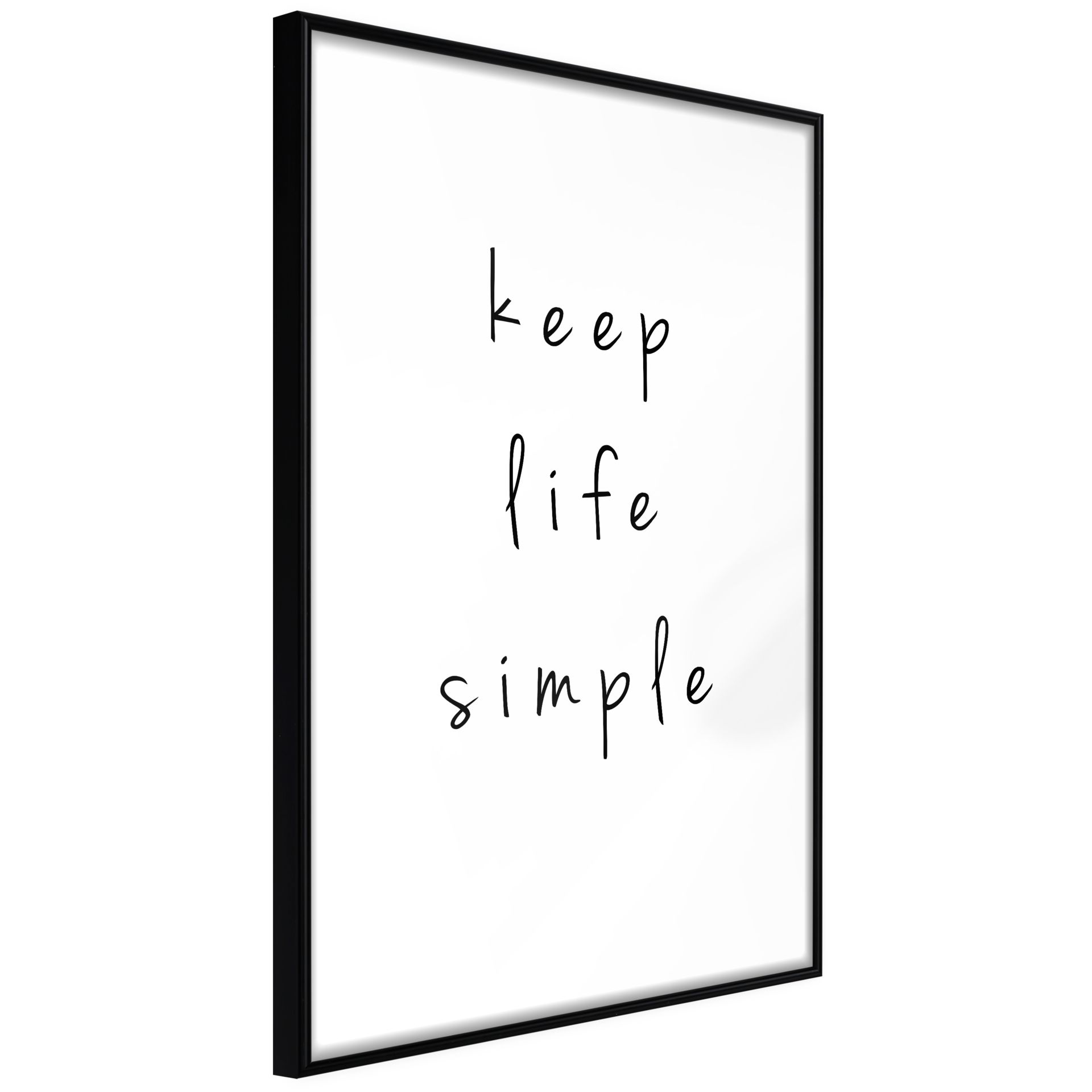Poster 'Keep Life Simple' bestellen | KunstLoft