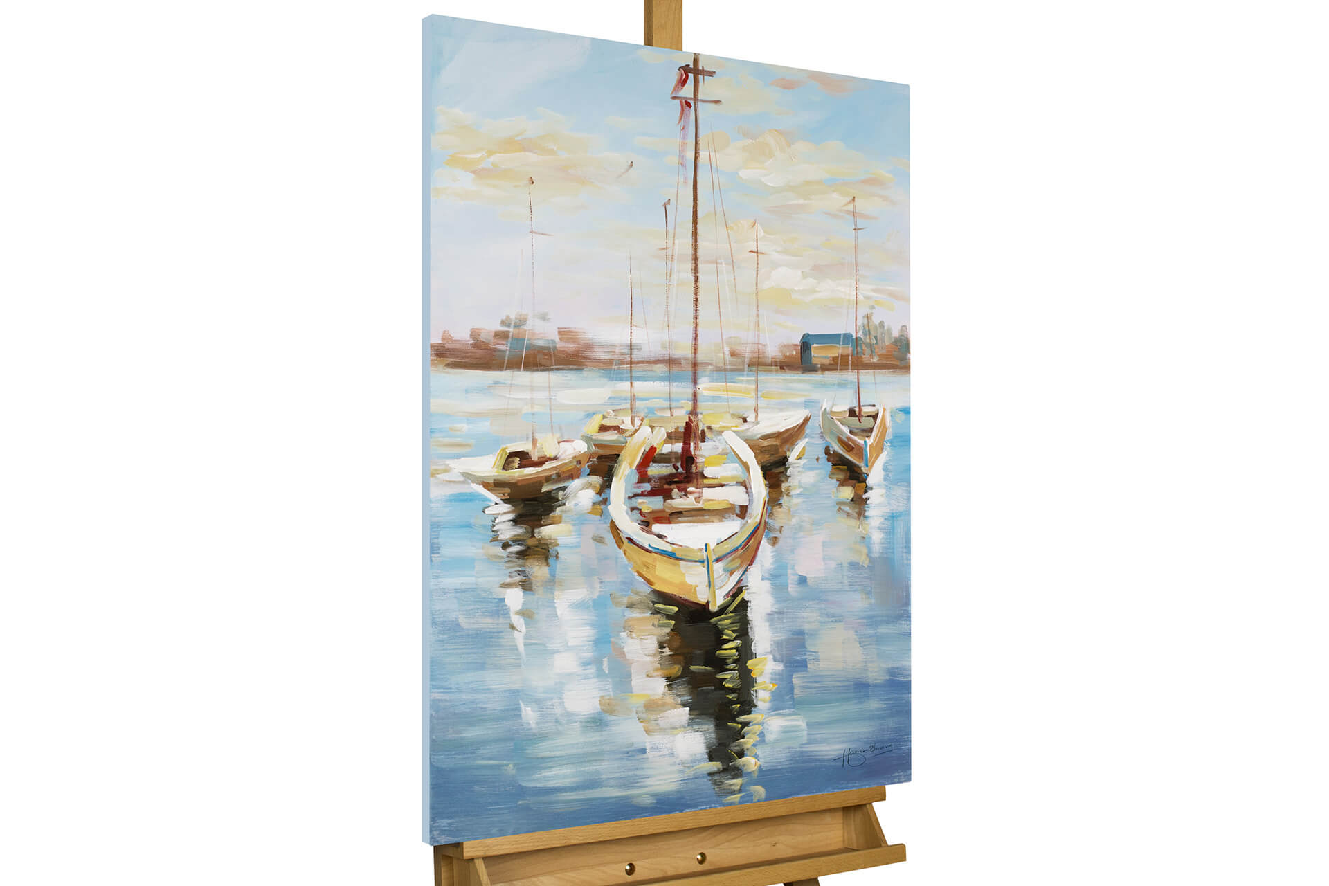 Cumpărați tablou acrilic 'A Romantic Harbour' | KUNSTLOFT