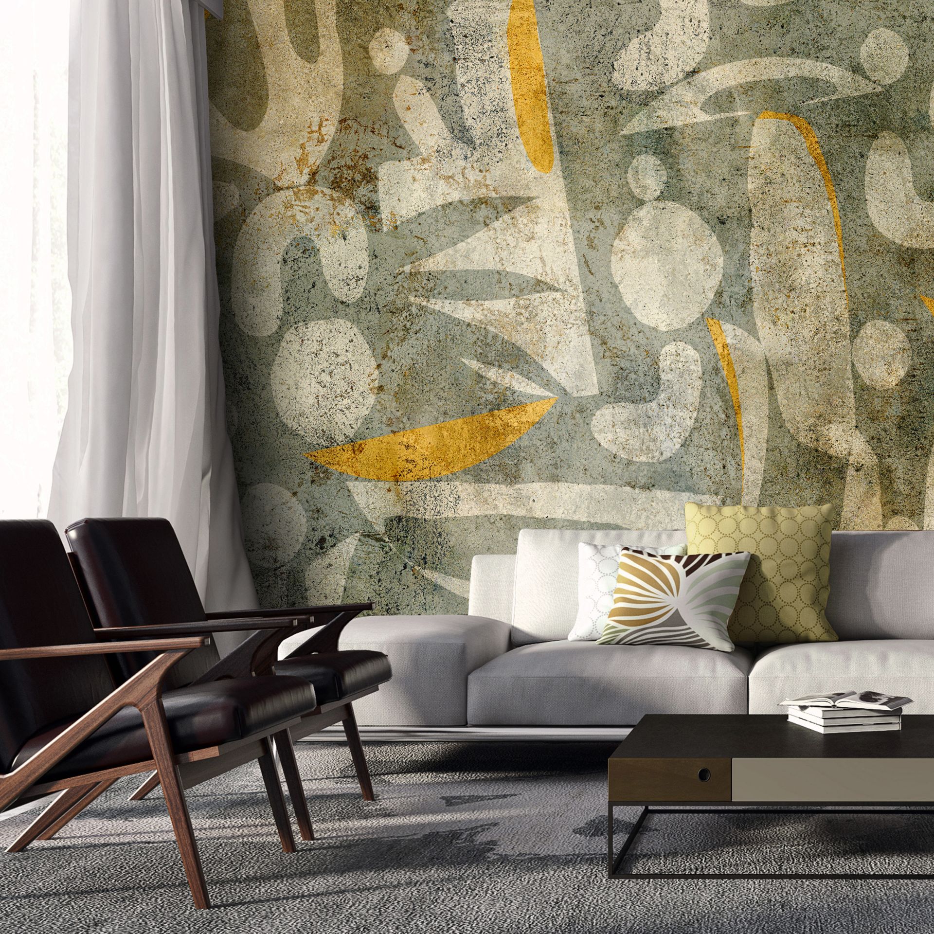 Buy modern wallpaper 'Avant - garde Layout' | KUNSTLOFT