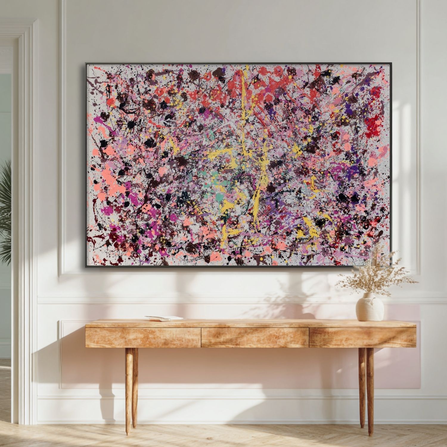 Peinture à l'huile 'Rosige Zeiten' | KunstLoft