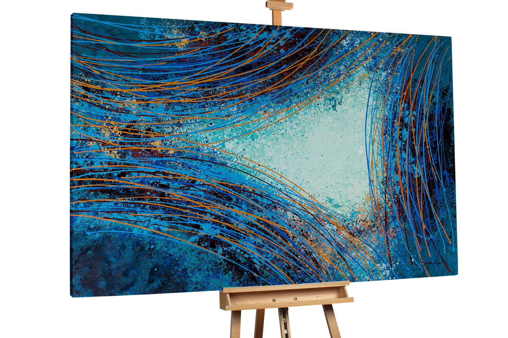 Obraz olejny 'Vague Vision' kup | KunstLoft