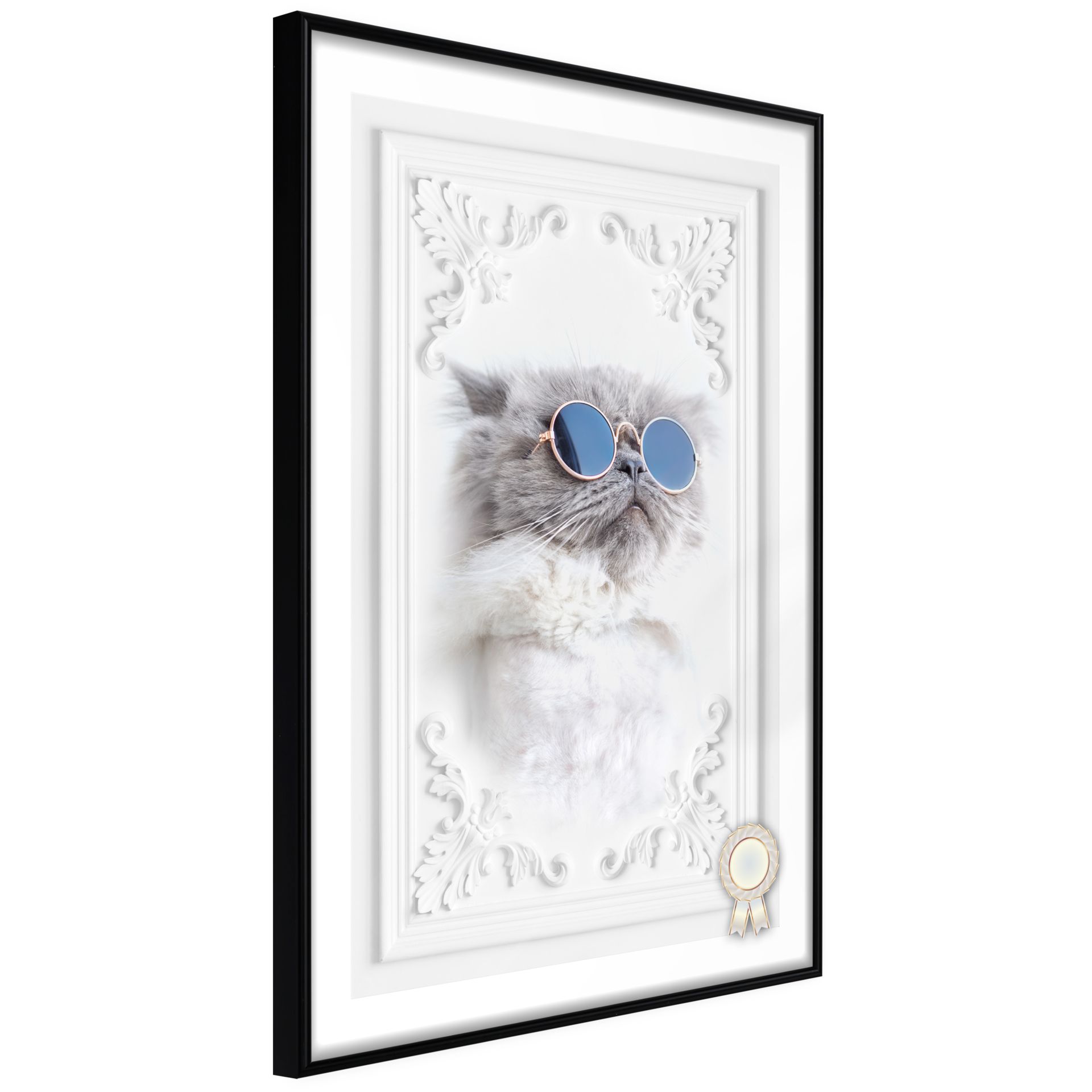 Poster 'Cat with Glasses' bestellen | KunstLoft