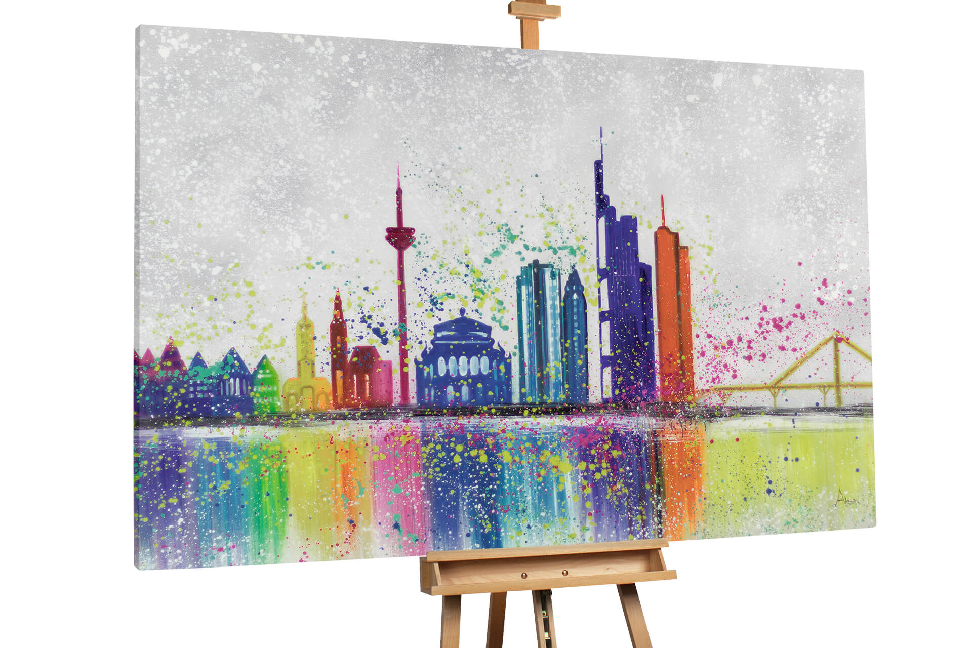 Dipinto a olio 'Paint the Town ' trovare | KUNSTLOFT