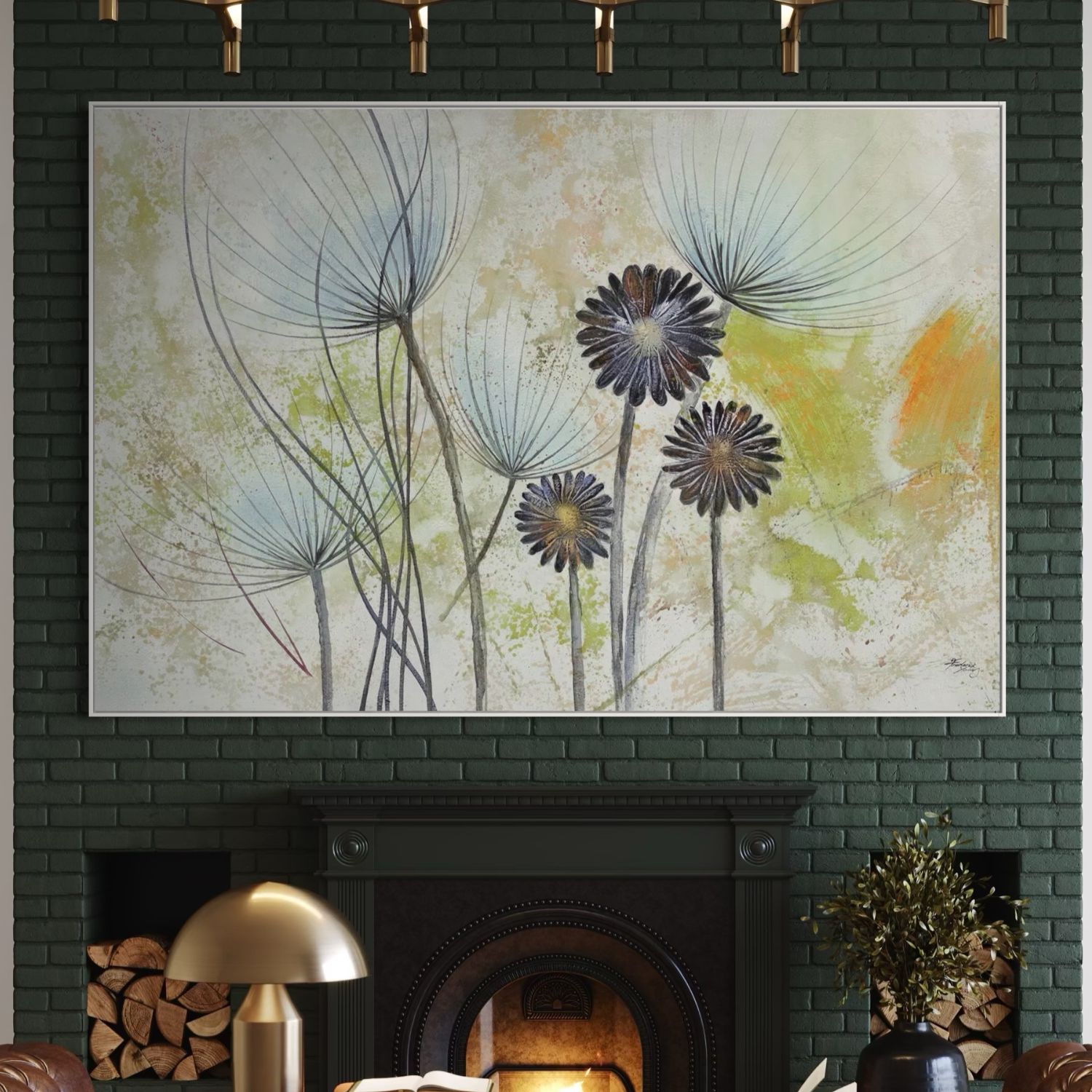 XXL Ölbild Pusteblumen Natur kaufen | KunstLoft